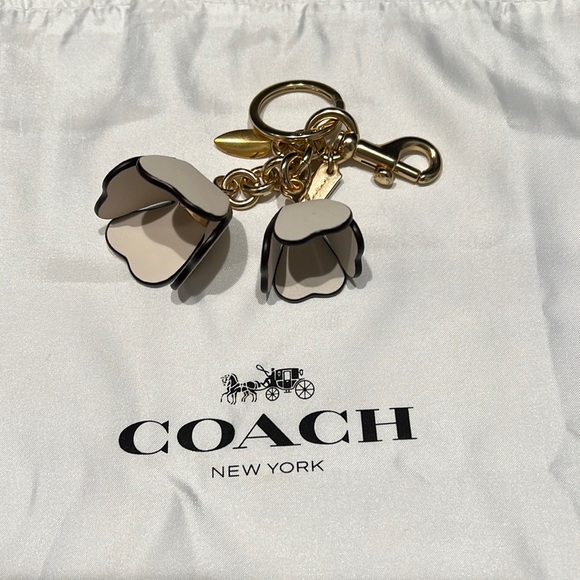 Coach | Accessories | Coach Tea Rose Keychain | Poshmark